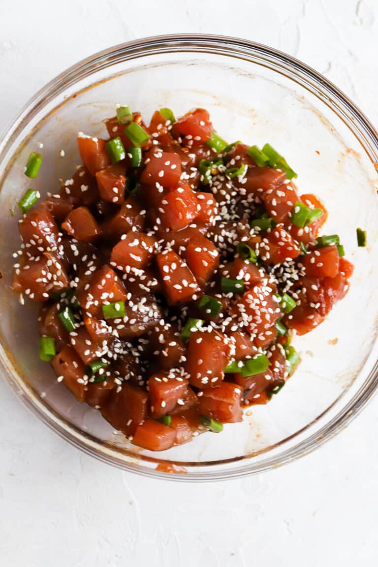 Japanese Tuna Poke Recipe - The Buttered Gnocchi