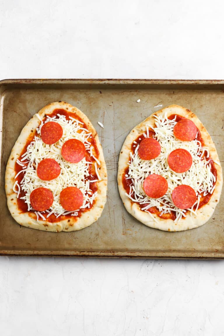 Flatbread Pepperoni Pizza Recipe - The Buttered Gnocchi