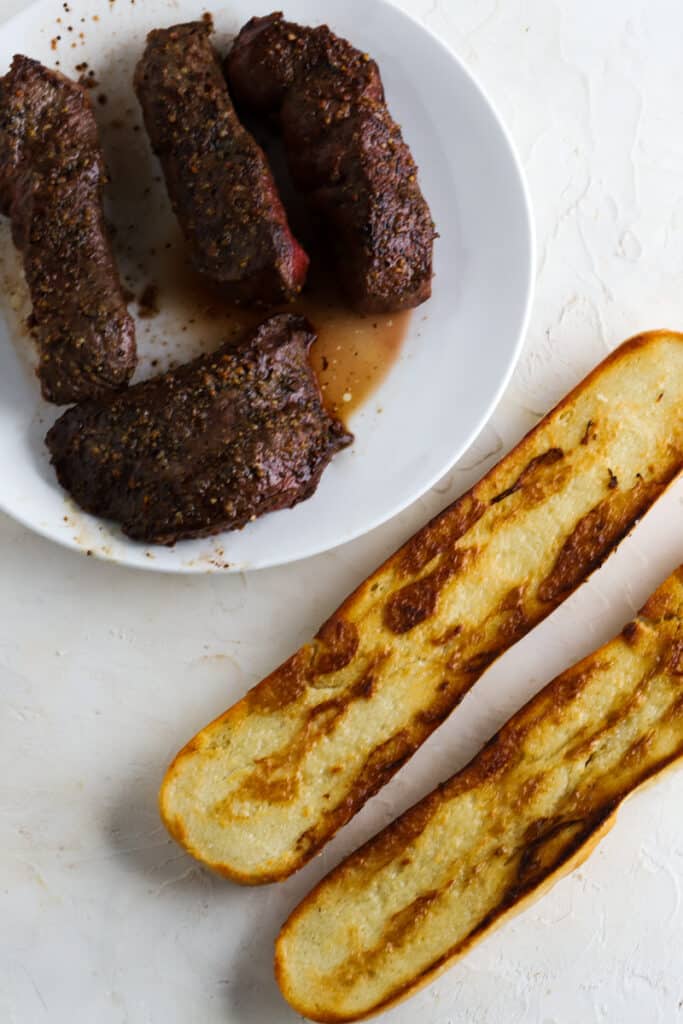 Steak Sandwich with Horseradish Sauce - The Buttered Gnocchi